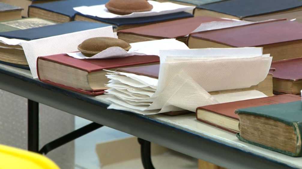 Hundreds of rare books soaked by rain in California State Library