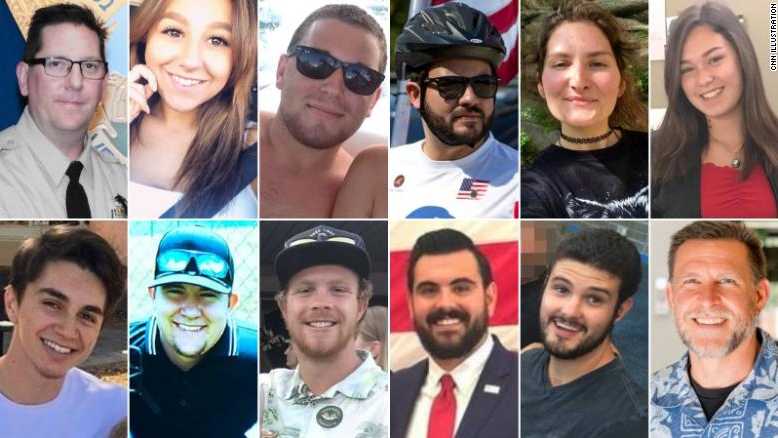 Las Vegas massacre survivors hold vigil for Thousand Oaks shooting victims