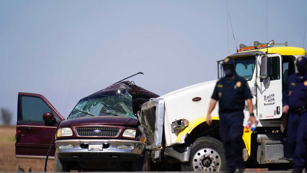 Authorities: 13 dead after multi-vehicle crash in Southern California
