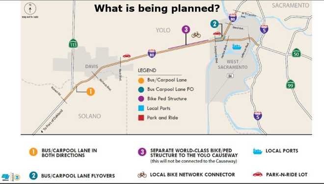 Yolo Causeway I-80 bottleneck traffic may get relief