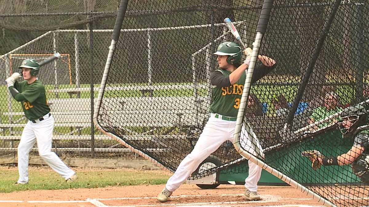 High School baseball teams get in a few swings ahead of new season