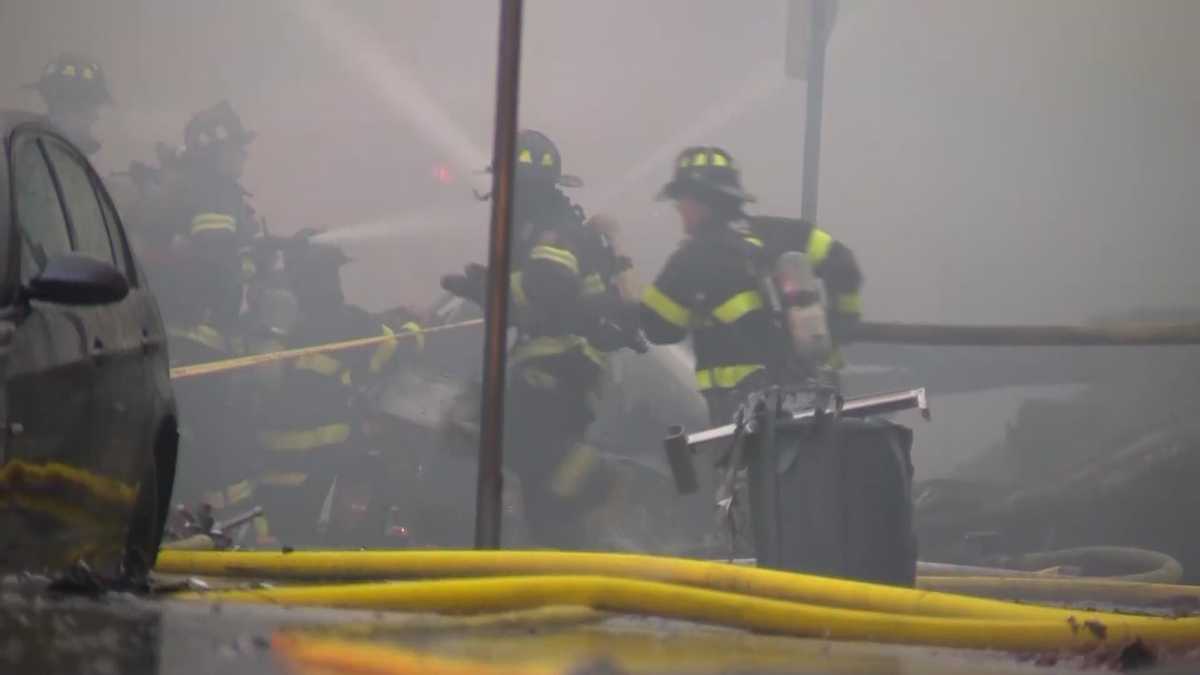 Multiple Cambridge buildings engulfed in flames