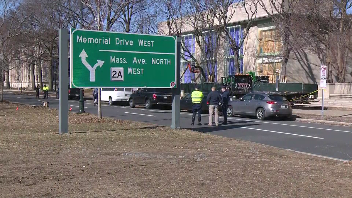 Woman struck by vehicle near MIT dies of injuries, police say