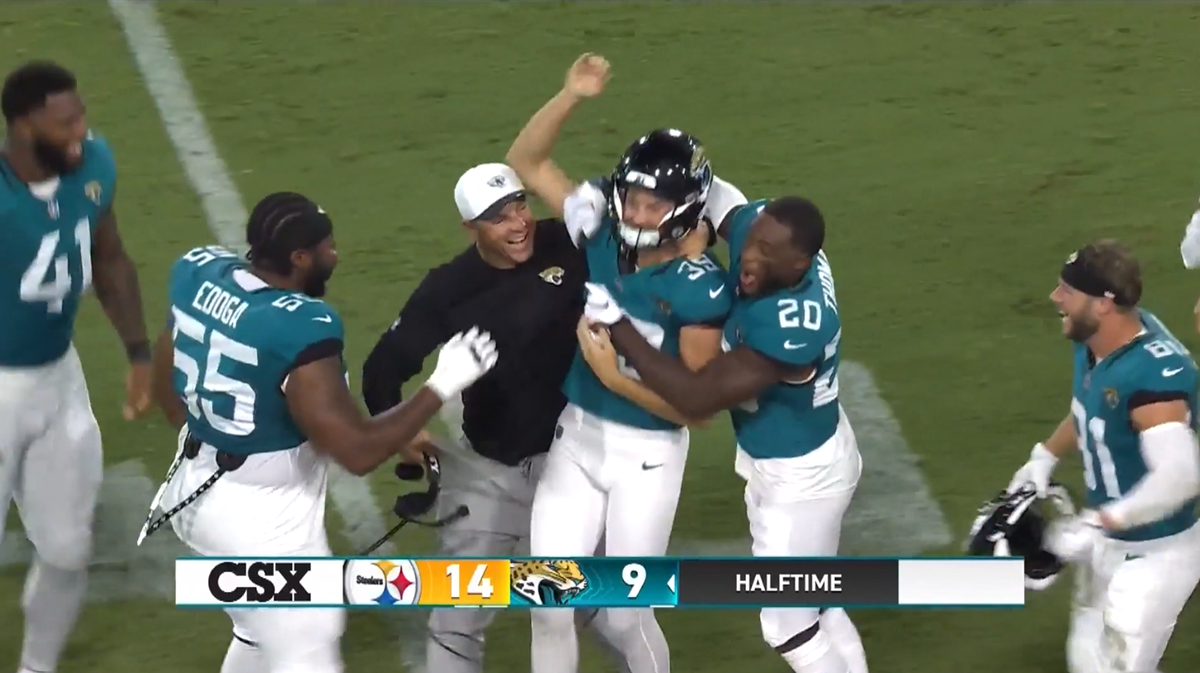 Jaguars’ Cam Little, former Southmoore player, hits a 70-yard field ...