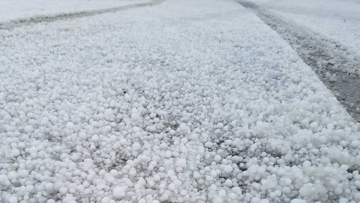 Photos: Hail pounds parts of Southeastern Wisconsin
