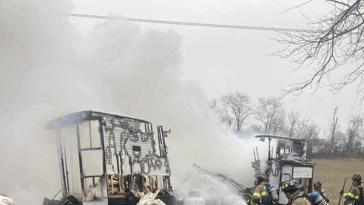 Camper fire under investigation in Lebanon County