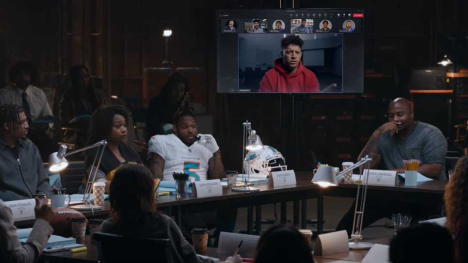 NFL 'script writer' video stars Patrick Mahomes and the Kelces