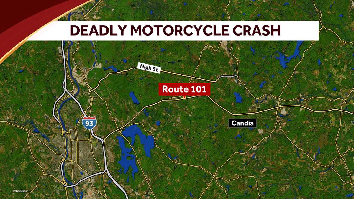 Police: Motorcyclist dead after crash on Route 101 in Candia, NH