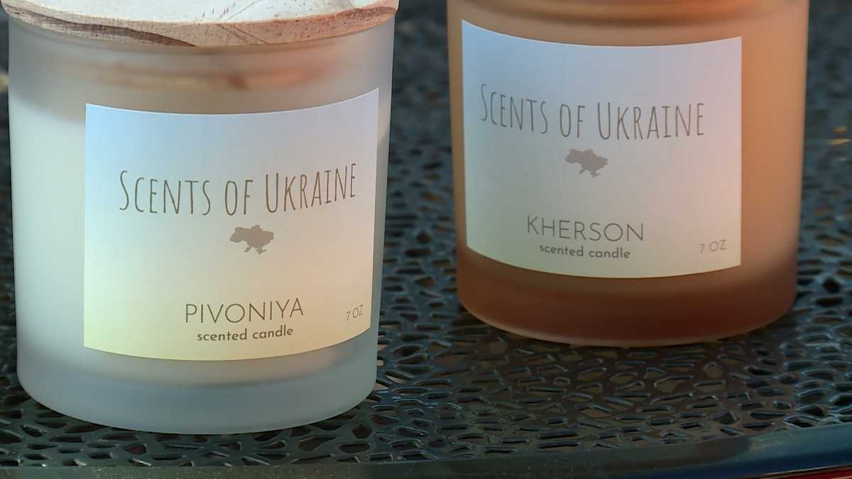 Ukrainian refugee on the Central Coast sends support to her home country