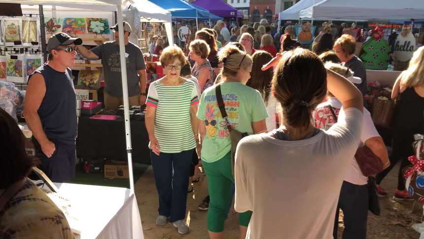 Mississippi's largest outdoor craft market held in Canton