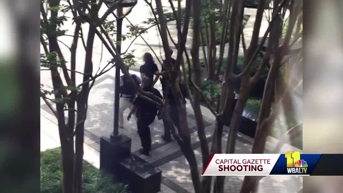 Video Captures Police Escorting Capital Gazette Shooting Suspect From
