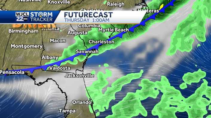 Cold front will bring changes to SE Georgia later this week