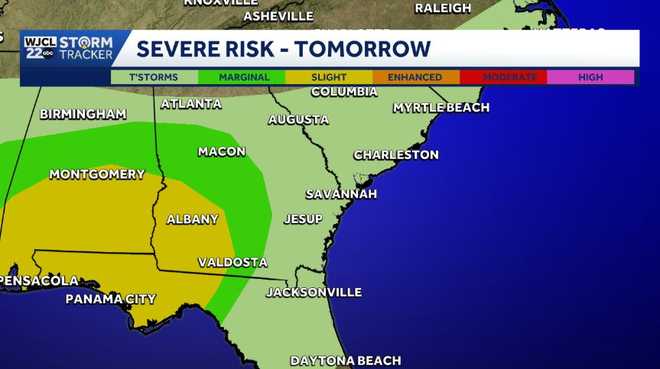Scattered showers and thunderstorms possible on Sunday across Southeast ...