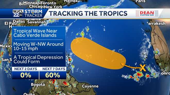 Tropical wave in the Atlantic could become a tropical depression