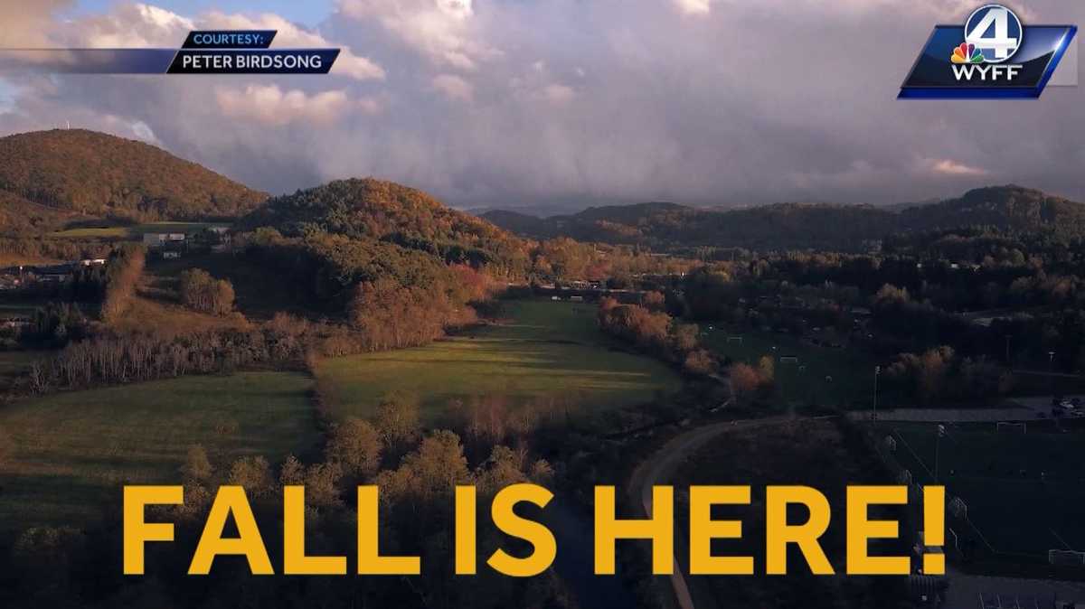 Drone video shows off fall colors in Boone, North Carolina