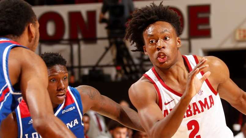 Collin Sexton leads No. 24 Alabama past Louisiana Tech 77-74