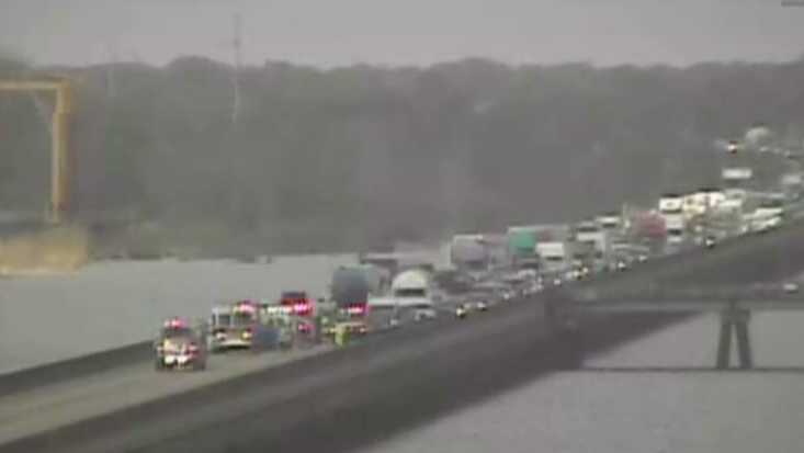 I 10 East On Bonnet Carre Spillway Reopens Following Accident