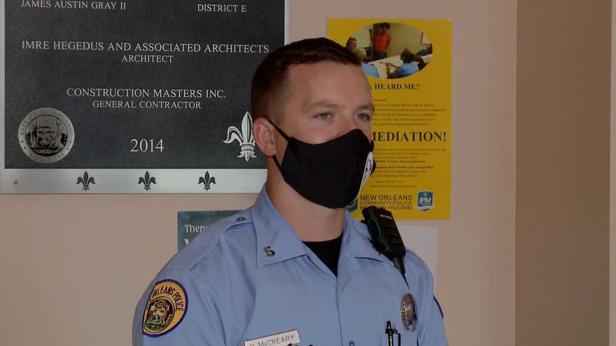 NOPD officer who saved 7-year-old gunshot victim's life speaks about ...