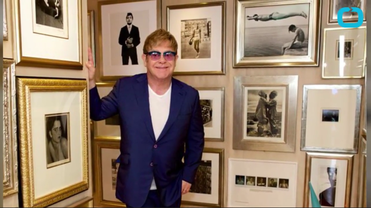 Take a look inside Elton John's photo album Take a look inside Elton John's photo album
