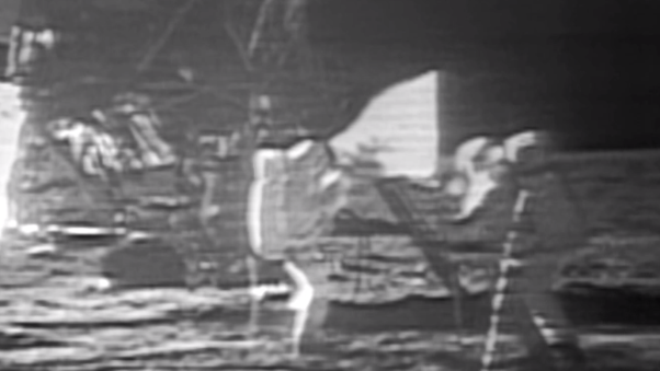 'One small step': Neil Armstrong steps on the moon for the first time ...