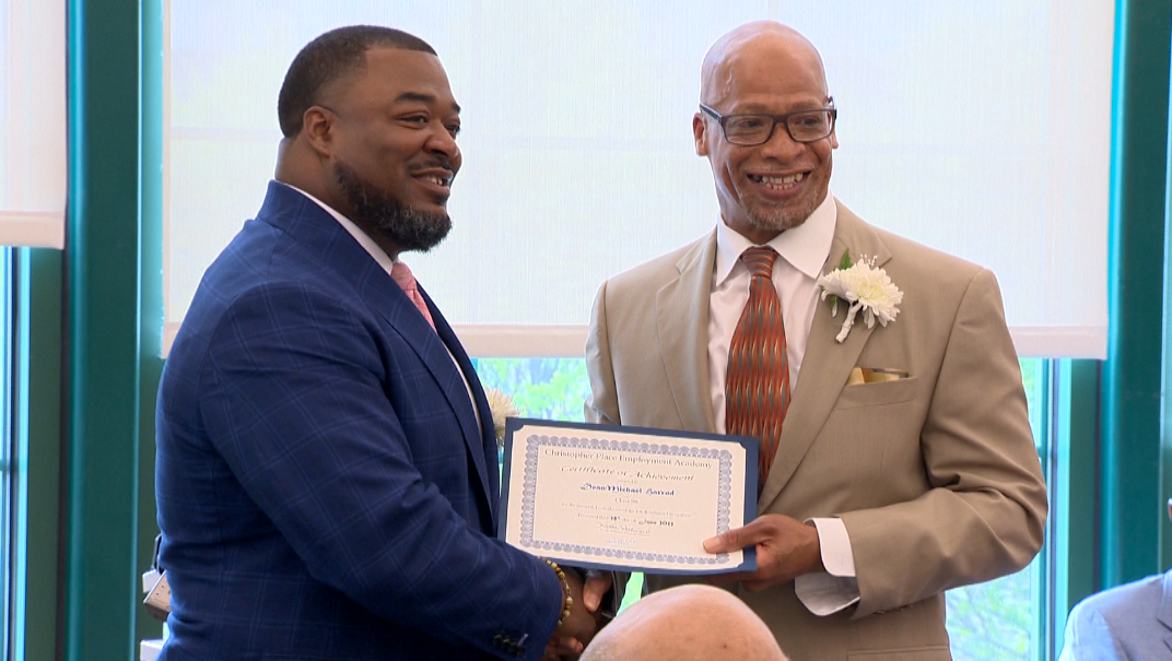 Employment academy graduation signifies overcoming obstacles