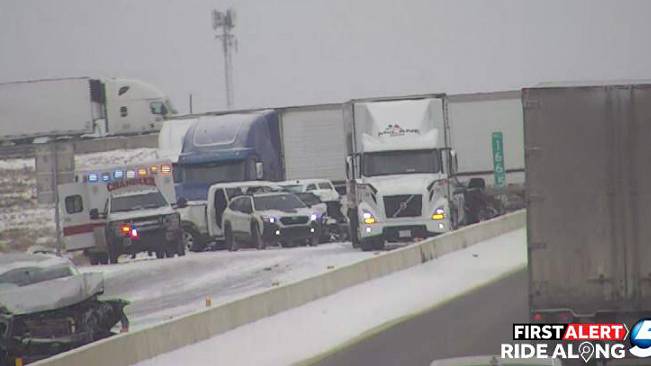 Parts of Turner Turnpike reopen after multi-vehicle collisions