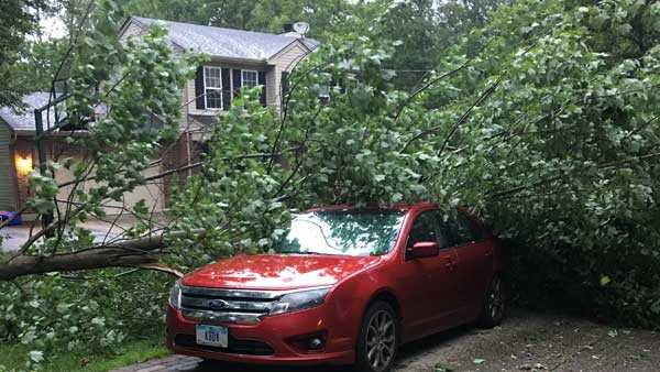 PHOTOS: Severe storms push across Cincinnati area Friday evening