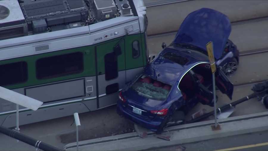 MBTA sues Maserati driver for 2022 crash involving Green Line