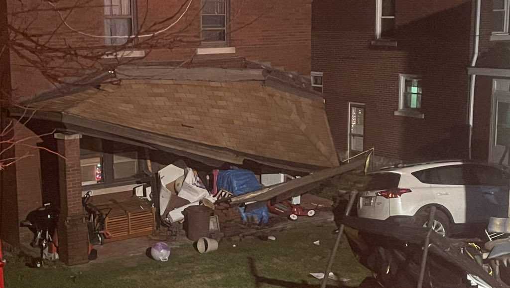 One taken to hospital after car crashes into house in Pittsburgh