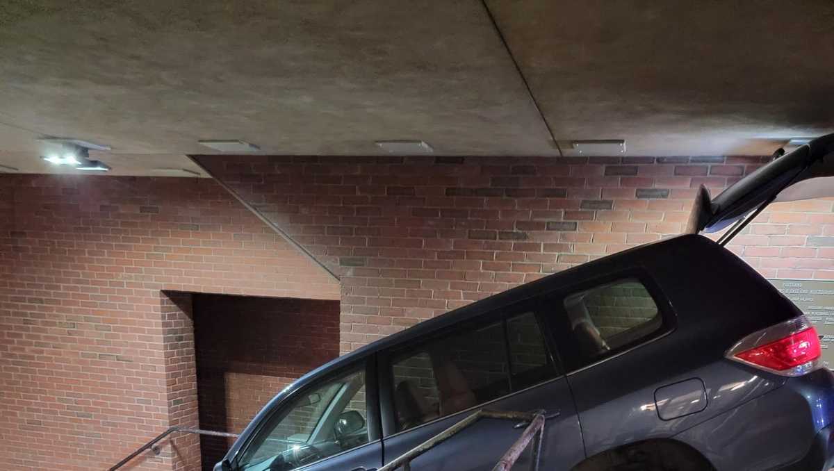 Woman summonsed for OUI after driving down stairs in Portland
