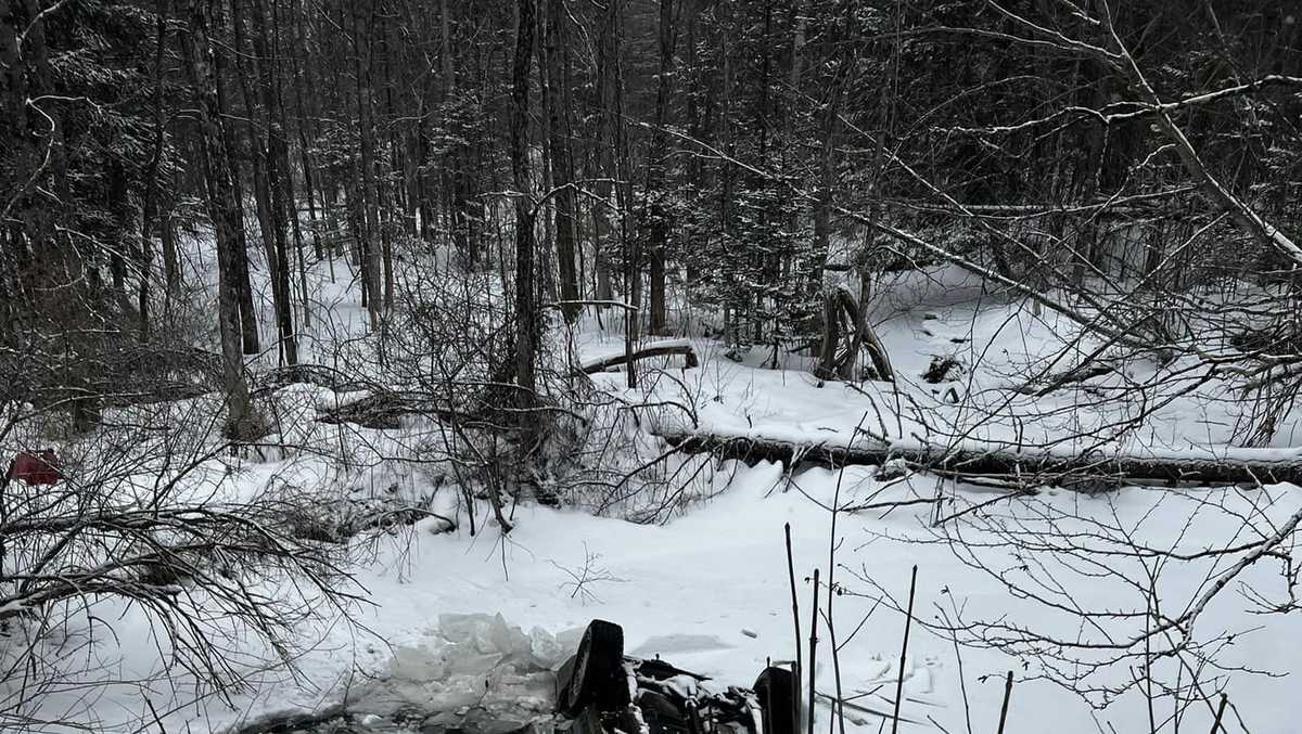 Clinton police retrieve driver's remains, wrecked car from frozen pond