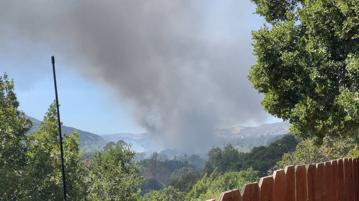 Fire in the Carmel Valley area contained; evacuation warnings lifted