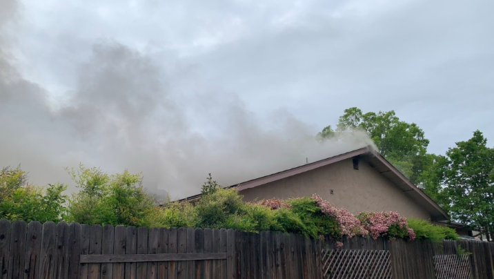 1 treated for smoke inhalation after Carmichael house fire