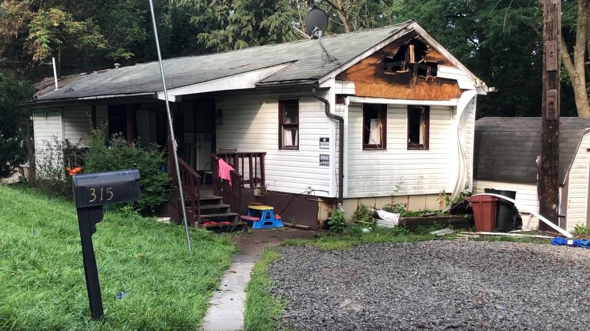 Fire damages home in Pittsburgh's Carrick neighborhood