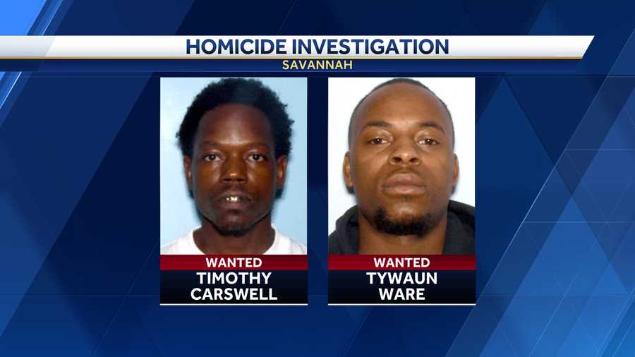 Two sought for questioning in Savannah homicide