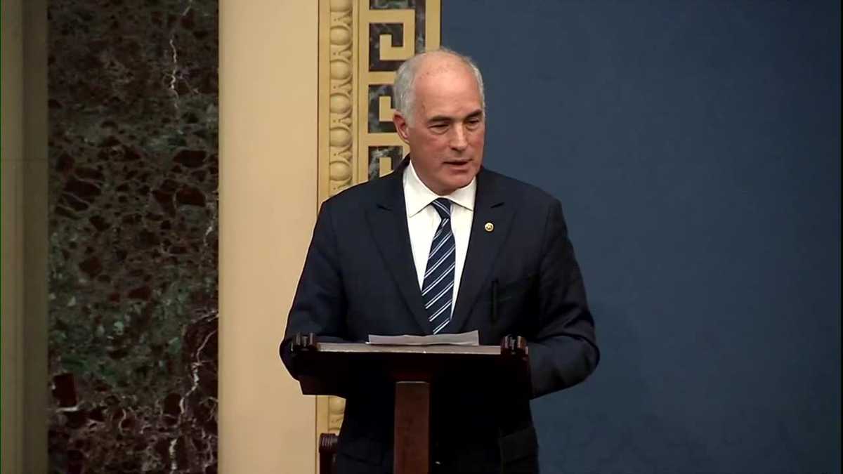 PA Senator Bob Casey delivers farewell address on Senate floor