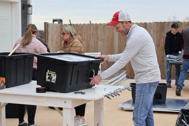 Local rescue builds warms shelters for furry friends during winter months