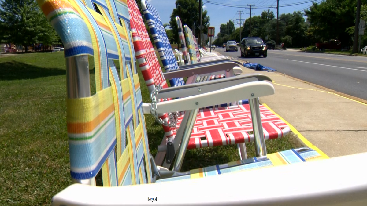 Someone's stealing chairs, but they're not just any chairs