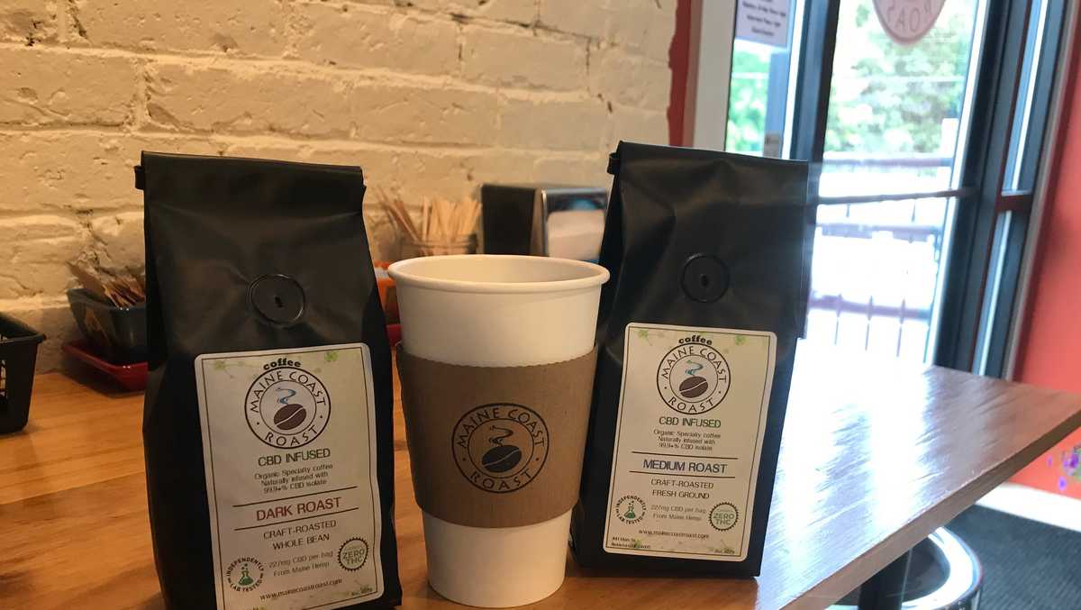 CBD-infused coffee available at Biddeford shop
