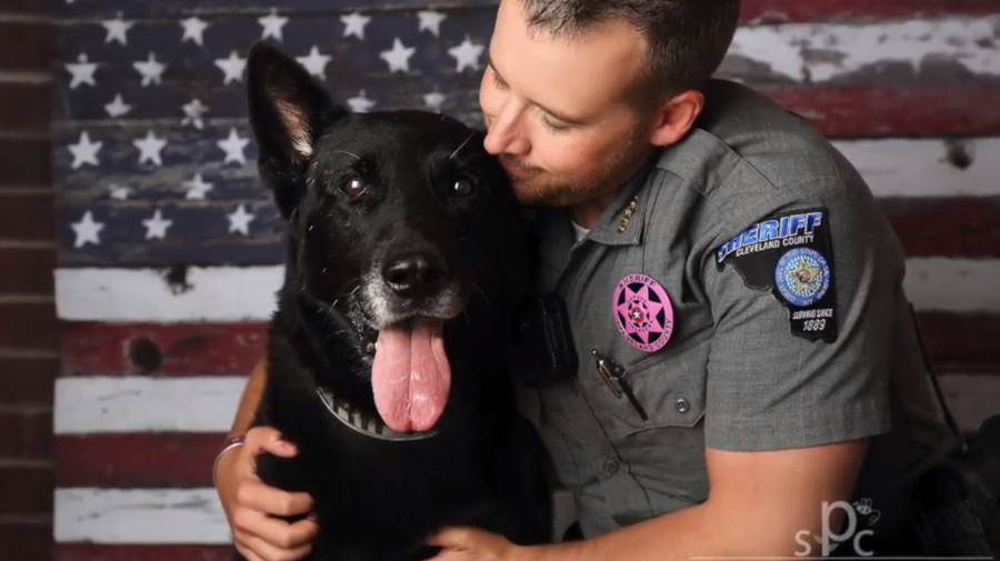 Cleveland County Sheriff's Office says goodbye to K-9 Bruno