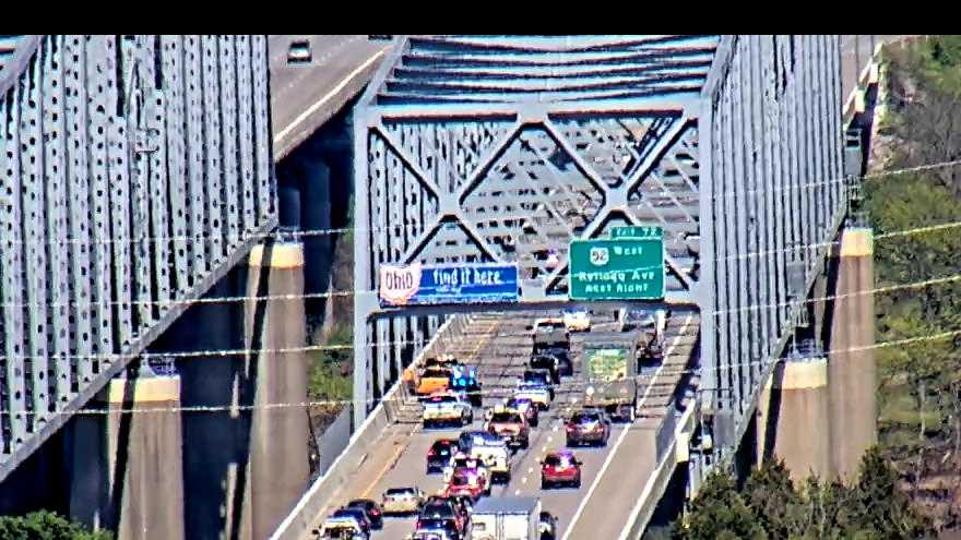 Crash cleared on I-275 at the Combs Hehl Bridge
