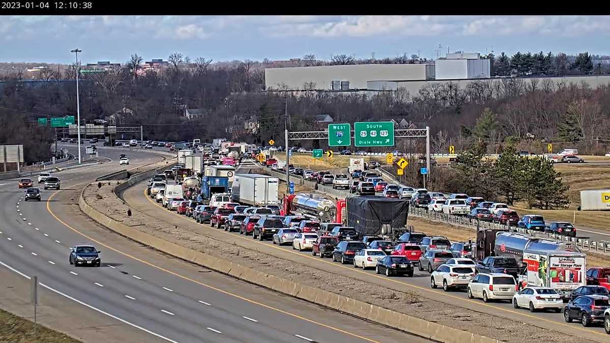 Multiple interstates closed as the President departs the area