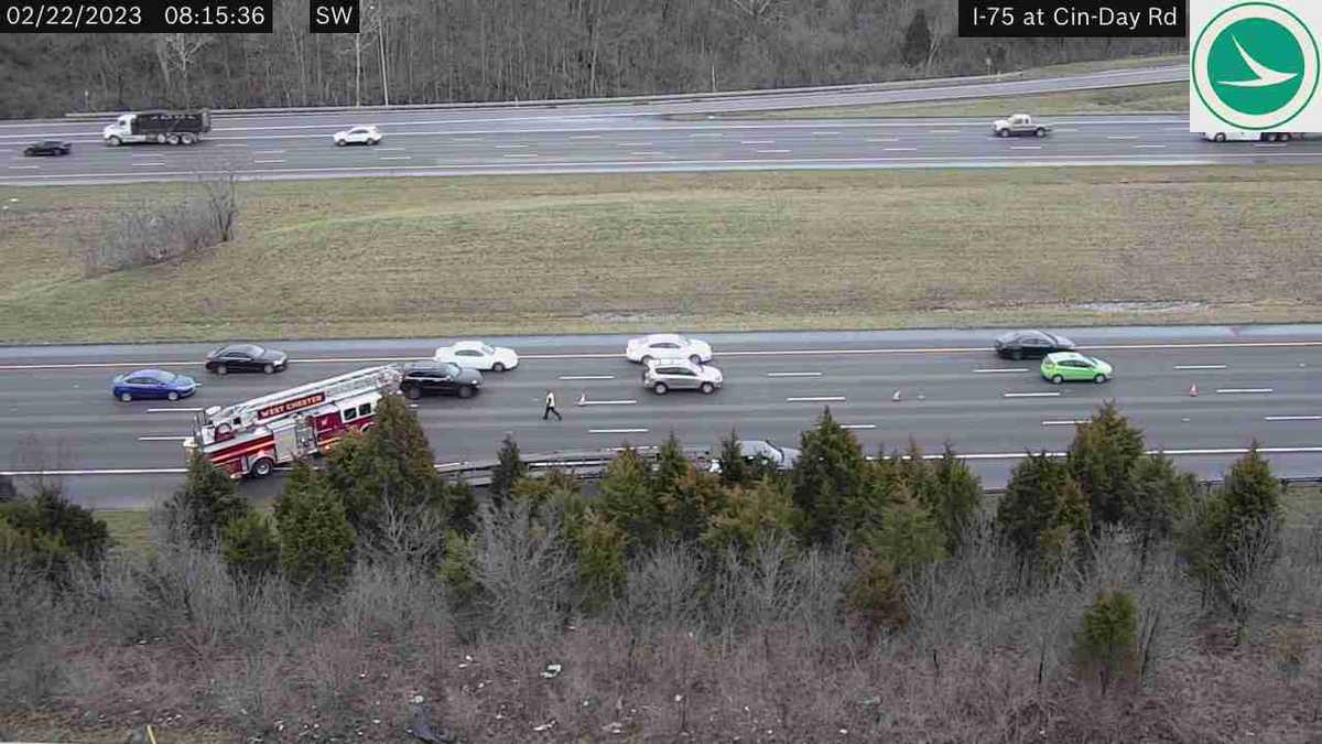 Crash blocking lanes on I-72 in West Chester Township cleared