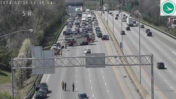 All lanes open on I-71 northbound following crash near Smith Road exit