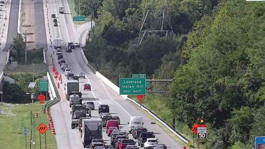A Crash Is Blocking Lanes Causing Delays Along Westbound I 275