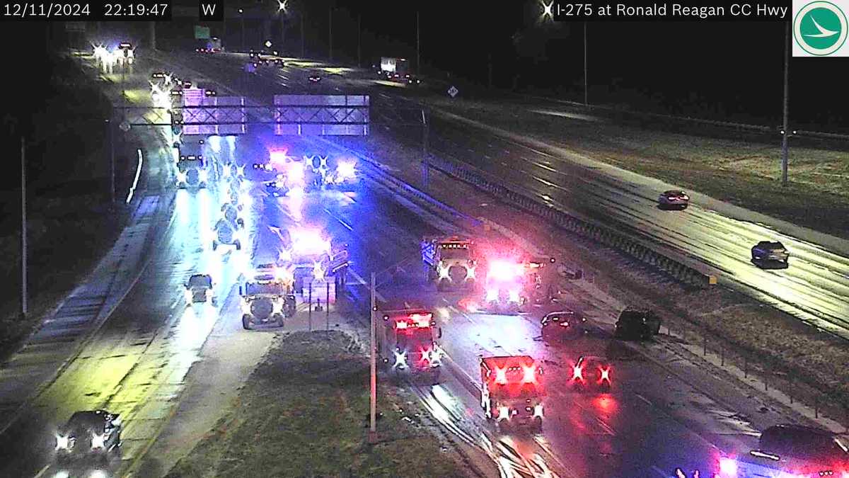 I-275 in Colerain Township reopens after crash involving police cruiser