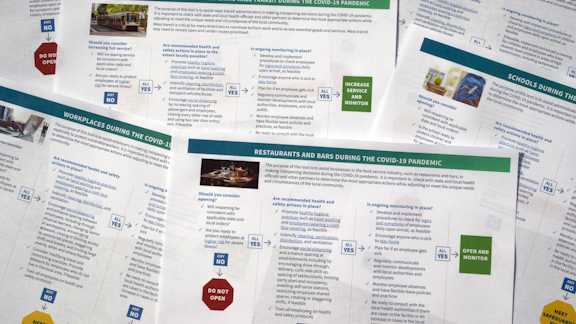 CDC publishes 'decision trees' to aid pandemic reopening decisions