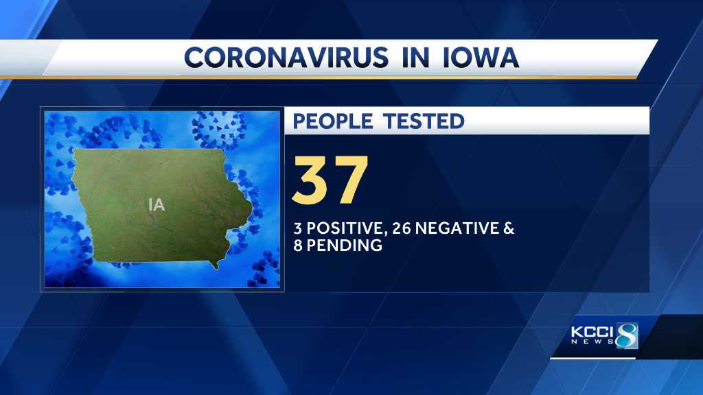 Reynolds: Three cases of coronavirus confirmed in Iowa