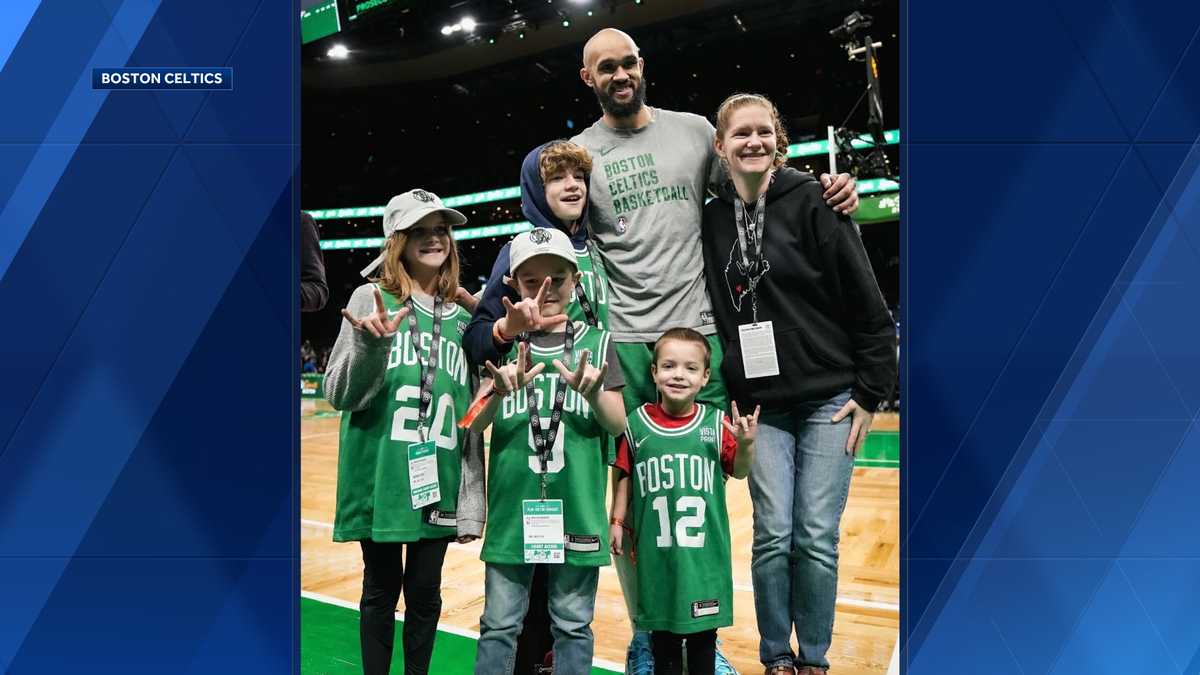 Celtics' Derrick White meets Lewiston victims' family at home game in ...