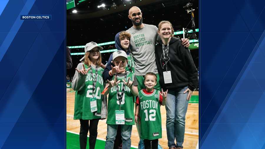 Celtics' Derrick White meets Lewiston victims' family at home game in ...